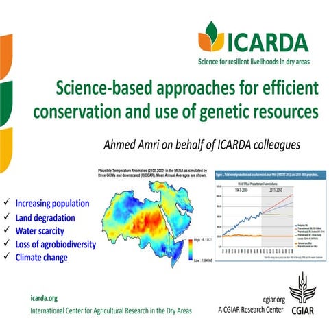 Science-based approaches for efficient conservation and use of genetic ...