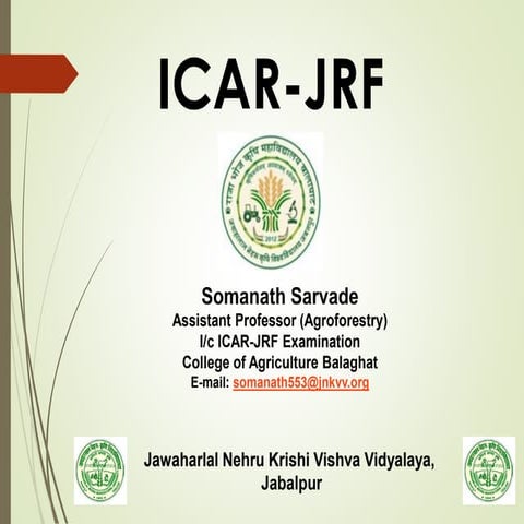 Icar jrf2 | PDF
