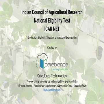 ICAR ASRB NET - Introduction | PPT
