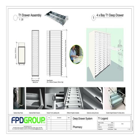 Pharmacy Drawer System FPD_T_Series | PPT