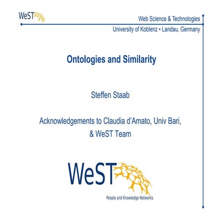 Ontologies And Similarity Ppt