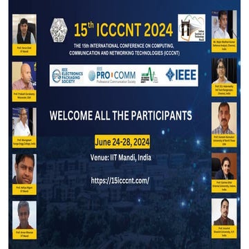 ICCCNT 2024 Conference India IIT IEEE.pptx