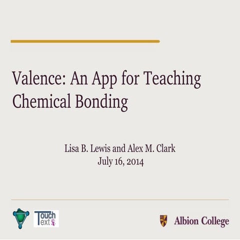 ChemDraw for iPad in organic chemistry courses | PDF