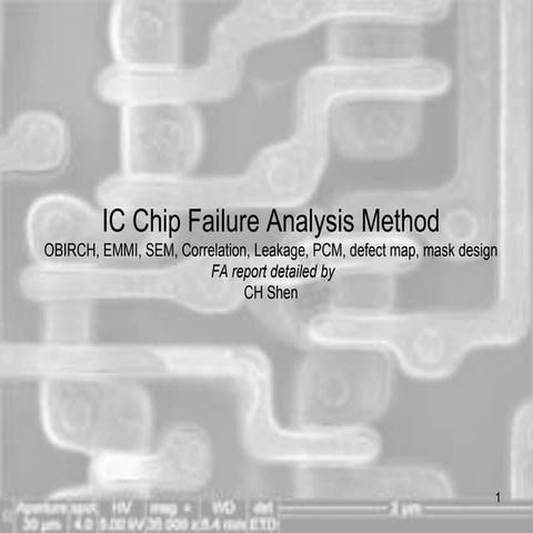 Failure Analysis For Integrated Circuit | PDF