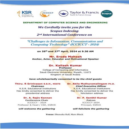 ICCICCT Final Invitation Conference held in India.pdf