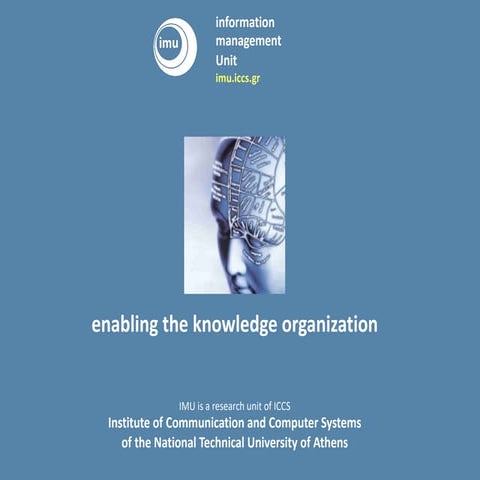 Presentation of the IMU / ICCS lab | PPT