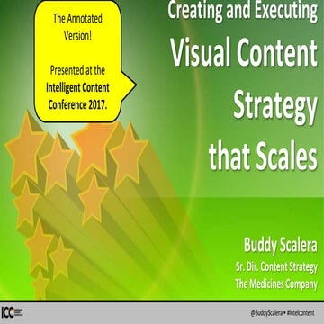 Creating a Visual Content Strategy that Scales | #IntelContent | PPT