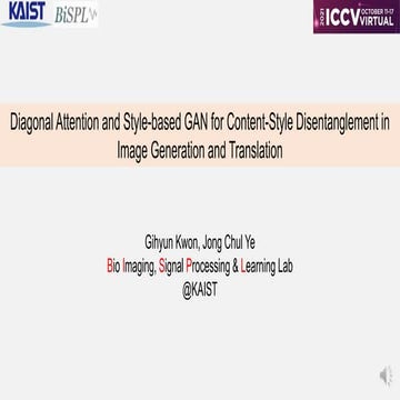 Diagonal Attention and Style-based GAN for Content-Style ...