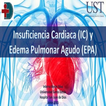 Insuficiencia Cardíaca y Edema Pulmonar Agudo | PPTX