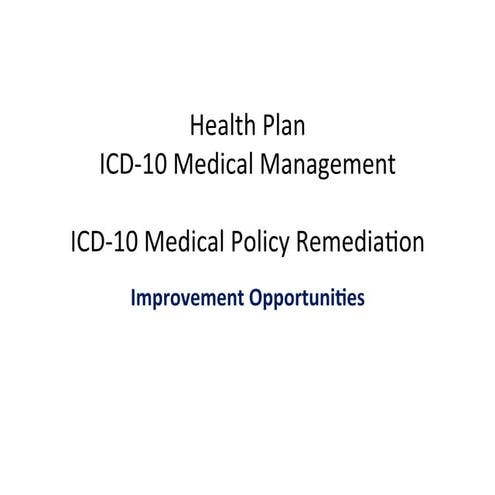 Introduction to ICD | PDF