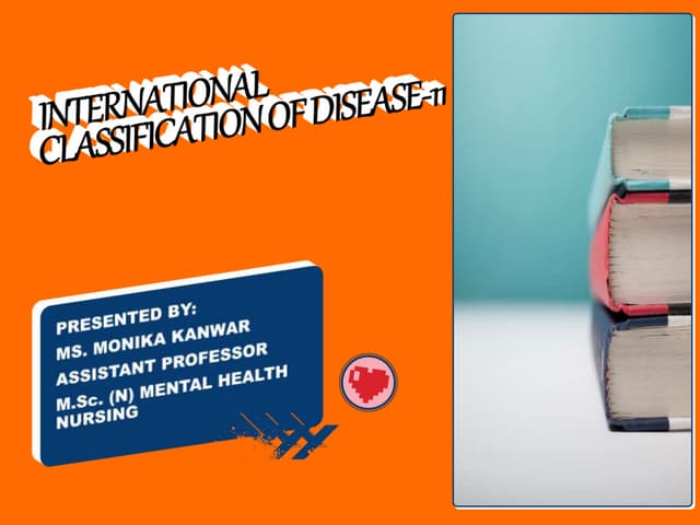 ICD 11.pptx classification of mental disorder | PPTX