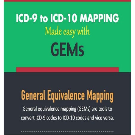 ICD-9 to ICD-10 Mapping Made Easy with GEMs | PDF