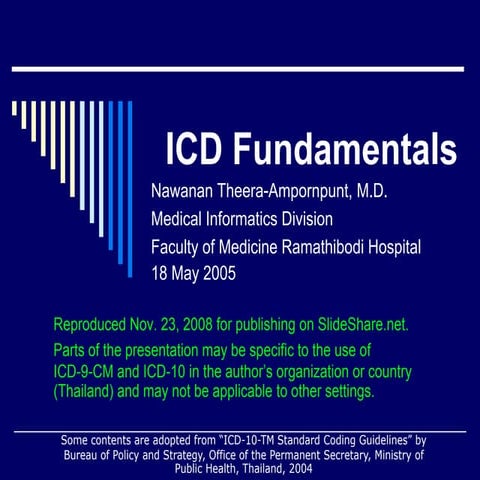 ICD Fundamentals | PDF