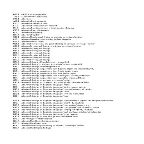 Prepare for the 2025 ICD-10-CM Code Updates | PDF