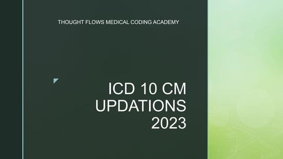 Prepare for the 2025 ICD-10-CM Code Updates | PDF