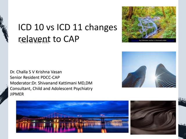ICD 11.pptx classification of mental disorder | PPTX