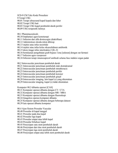 Kode icd x | PDF