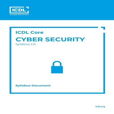 ICDL Course Cyber Security module Syllabus | PDF