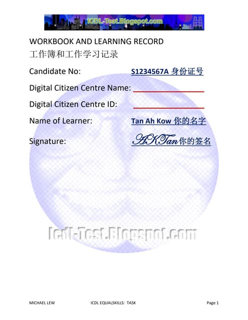 ICDL Module 1 - Concepts of ICT (Information and Communication ...