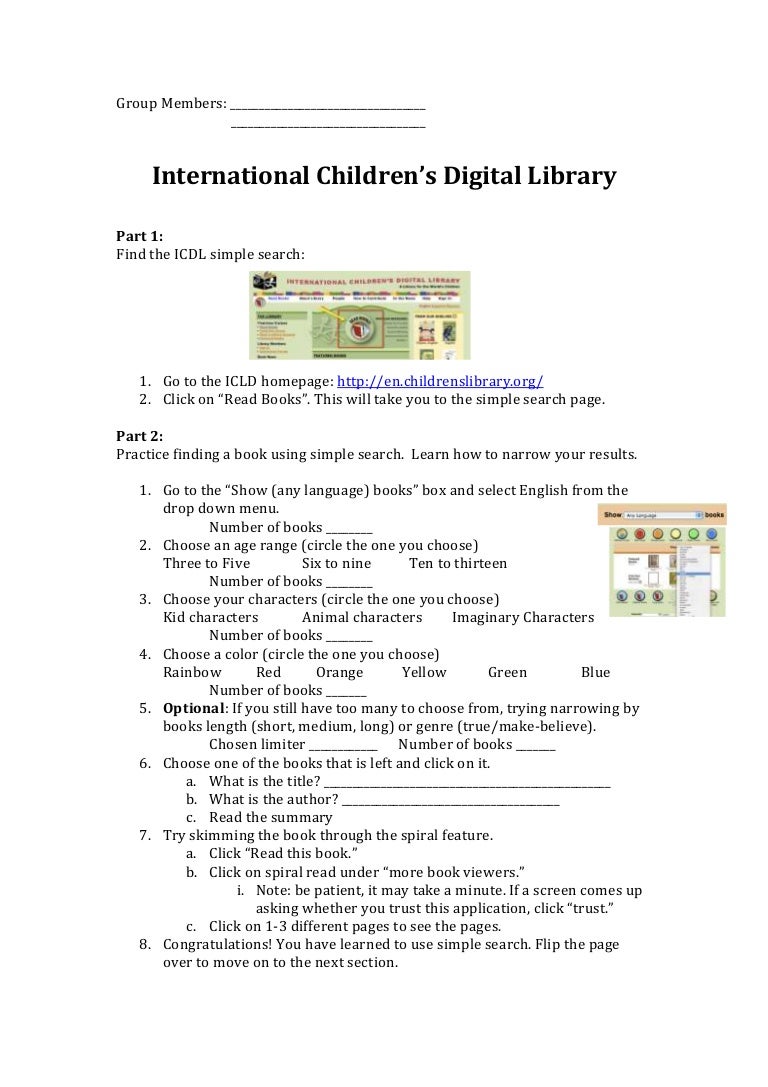 Icdl Tutorial And Practice Worksheet