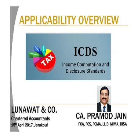 ICDS Applicability Overview | PDF
