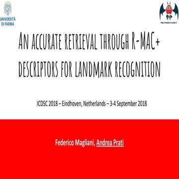 An accurate retrieval through R-MAC+ descriptors for landmark ...