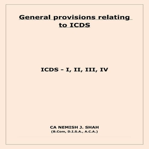 Presentation on icds 1and 2 | PPSX