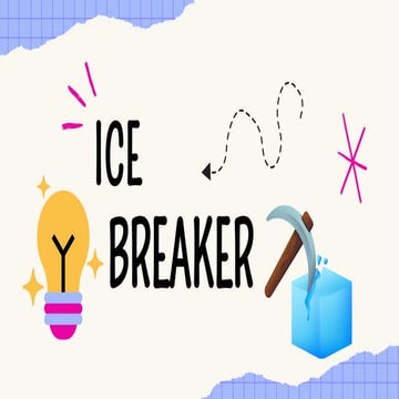 Ice Breaker for Presentations and any Shows | PDF