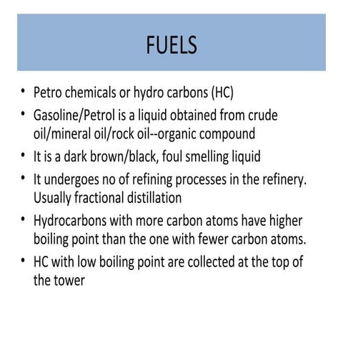 Ice fuels basic | PPT