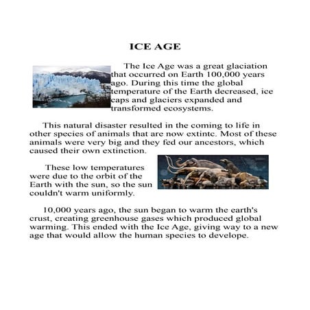 Ice age | PDF