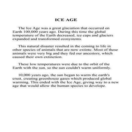 Ice age (1) | PDF | Geology | Science
