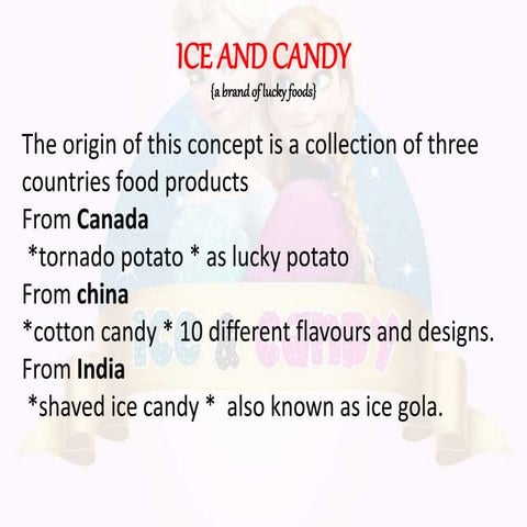 Ice and candy ppt | PPTX