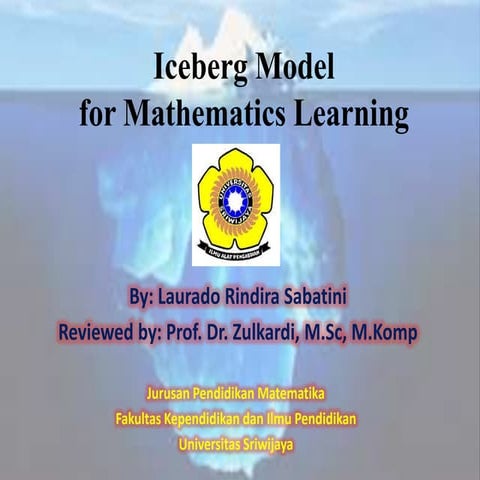 Iceberg model for mathematics learning | PPTX