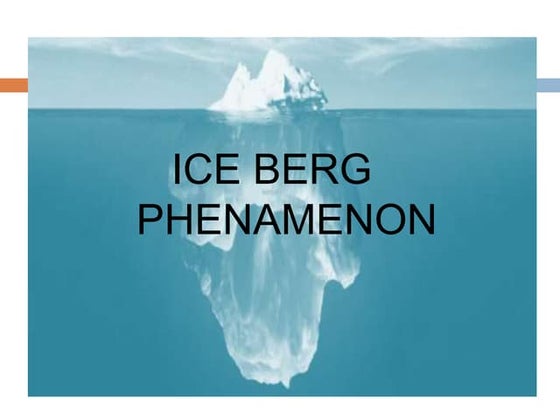 Iceberg concept of disease occurrence | PPT