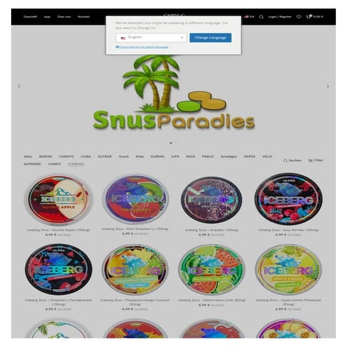 Iceberg Snus: Premium Nicotine Pouches in Exciting Flavors | Fast ...