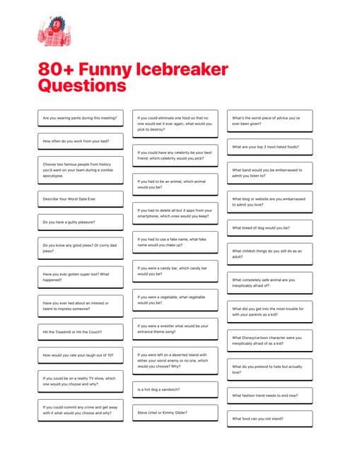 Icebreaker questions-for-small-groups | PDF