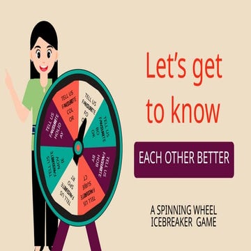 Icebreaker Activity Game Presentation in Orange and Purple Illustrative ...