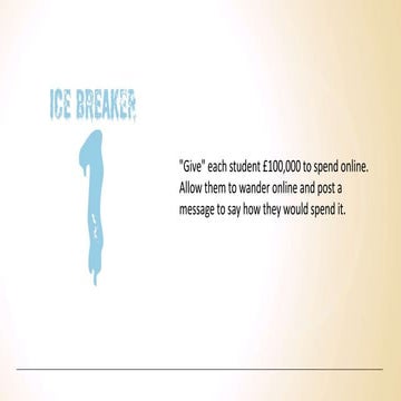 Ice breakers | PPT