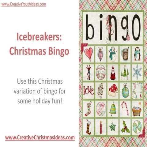 Icebreaker Bingo Printable