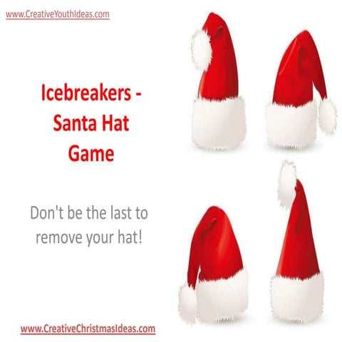 Icebreakers - Santa Hat Game | PPT