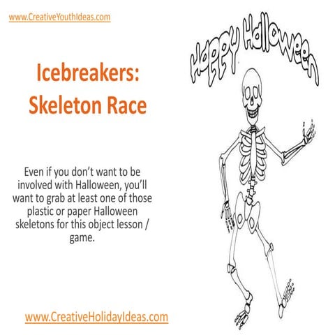 Icebreakers: Skeleton Race | PPTX