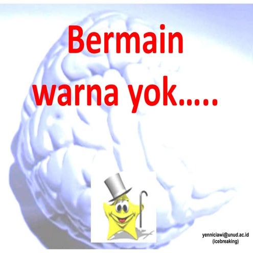 icebreaking colour concentration games for presentation | PDF