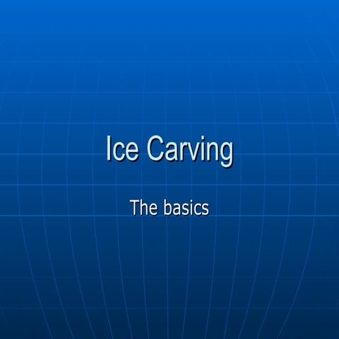 Ice Carving | PPT