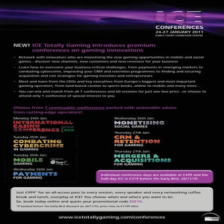 Ice Conferences Final Brochure | PDF