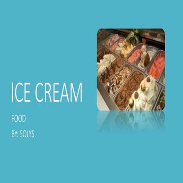 Ice cream | PPT