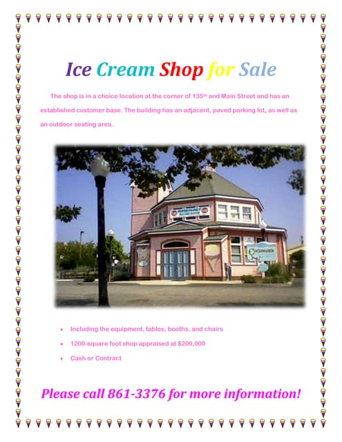 Ice cream shop | DOCX
