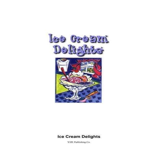 Ice cream delights | PDF