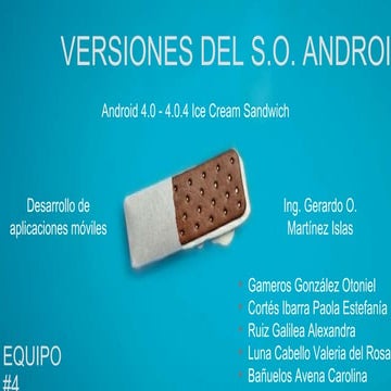 Android 4.0 Ice Cream Sandwich | PPTX