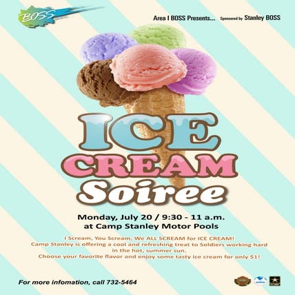 Ice cream soiree poster | PDF