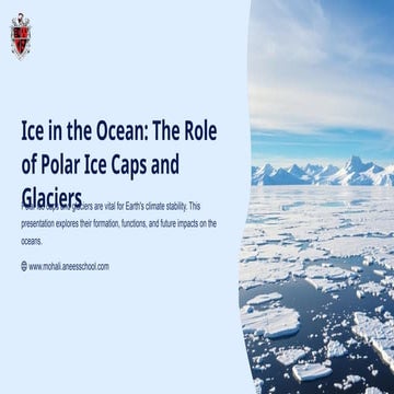 Ice in the Ocean – Why Polar Ice Caps and Glaciers Matter 🌊🧊 | PPT